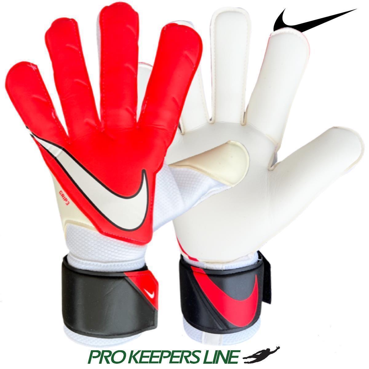NIKE GOALKEEPER GRIP3 BRIGHT CRIMSON/BLACK/WHITE | 8 | CN5651-636-8-005