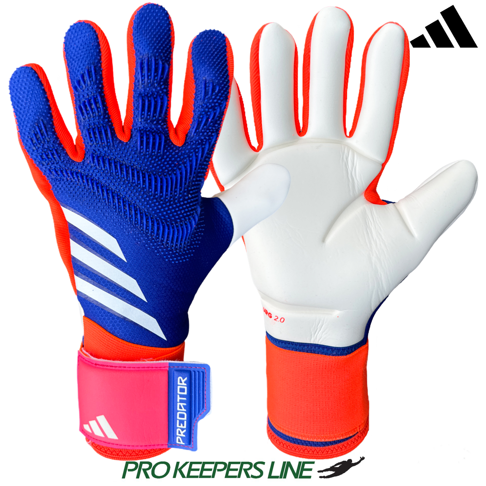 ADIDAS PREDATOR GL COMPETITION LUCID BLUE/SOLAR RED/WHITE | 10 | IX3861-10