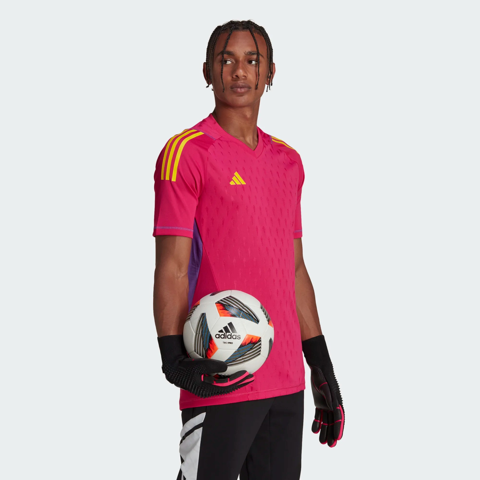 ADIDAS T23 PROMO GK JERSEY SHORT SLEEVE TEREMA | L | HK7667-L-