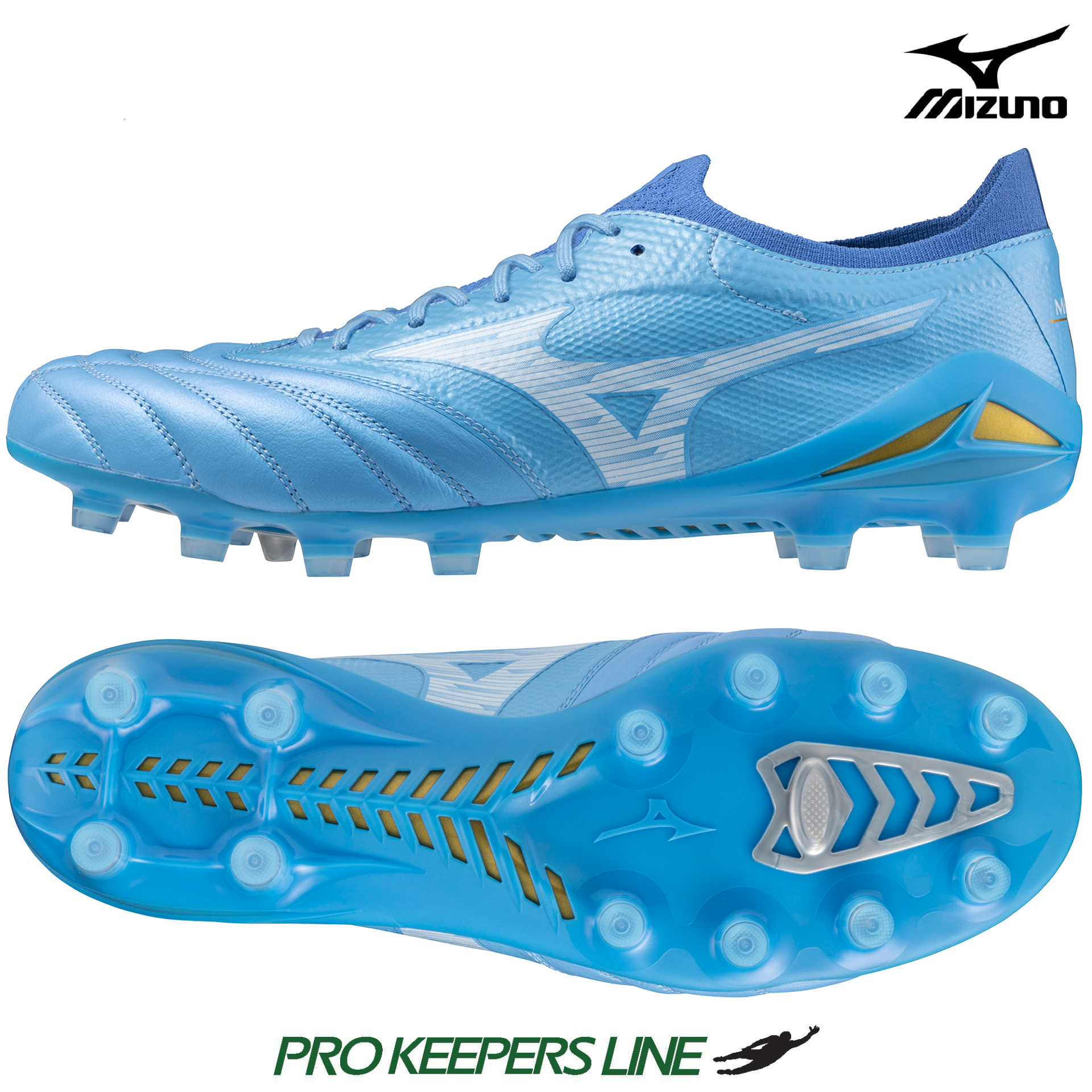 MIZUNO MORELIA NEO IV BETA ELTE FG CELESTE/WHITE/ULTRAMARINE | US 10 ...