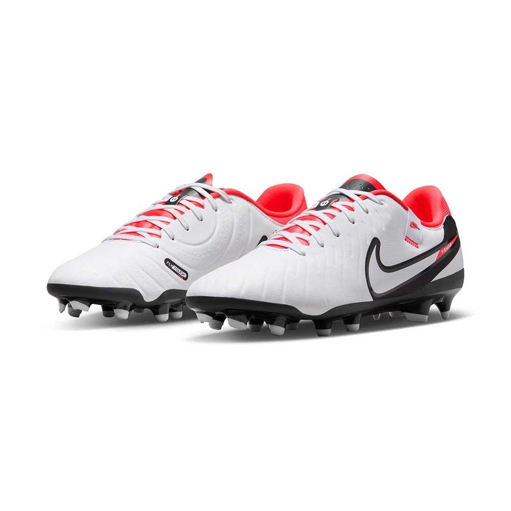 NIKE TIEMPO LEGEND 10 ACADEMY WHITE/BLACK-BRIGHT CRIMSON | US 10 (UK 9 ...