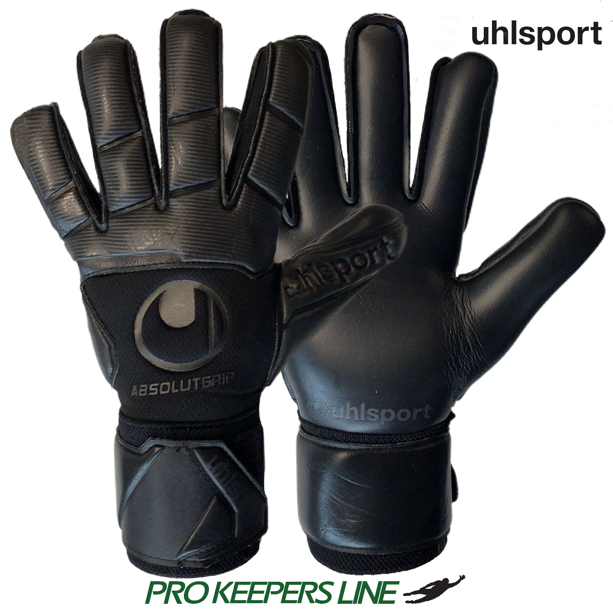 UHLSPORT COMFORT ABSOLUTGRIP BLACK | 10 | 101121601-10-007