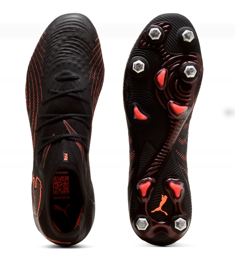 PUMA FUTURE 9 ULTIMATE MXSG PUMA BLACK-GLOWING RED-STRONG GRAY | UK 9 ...