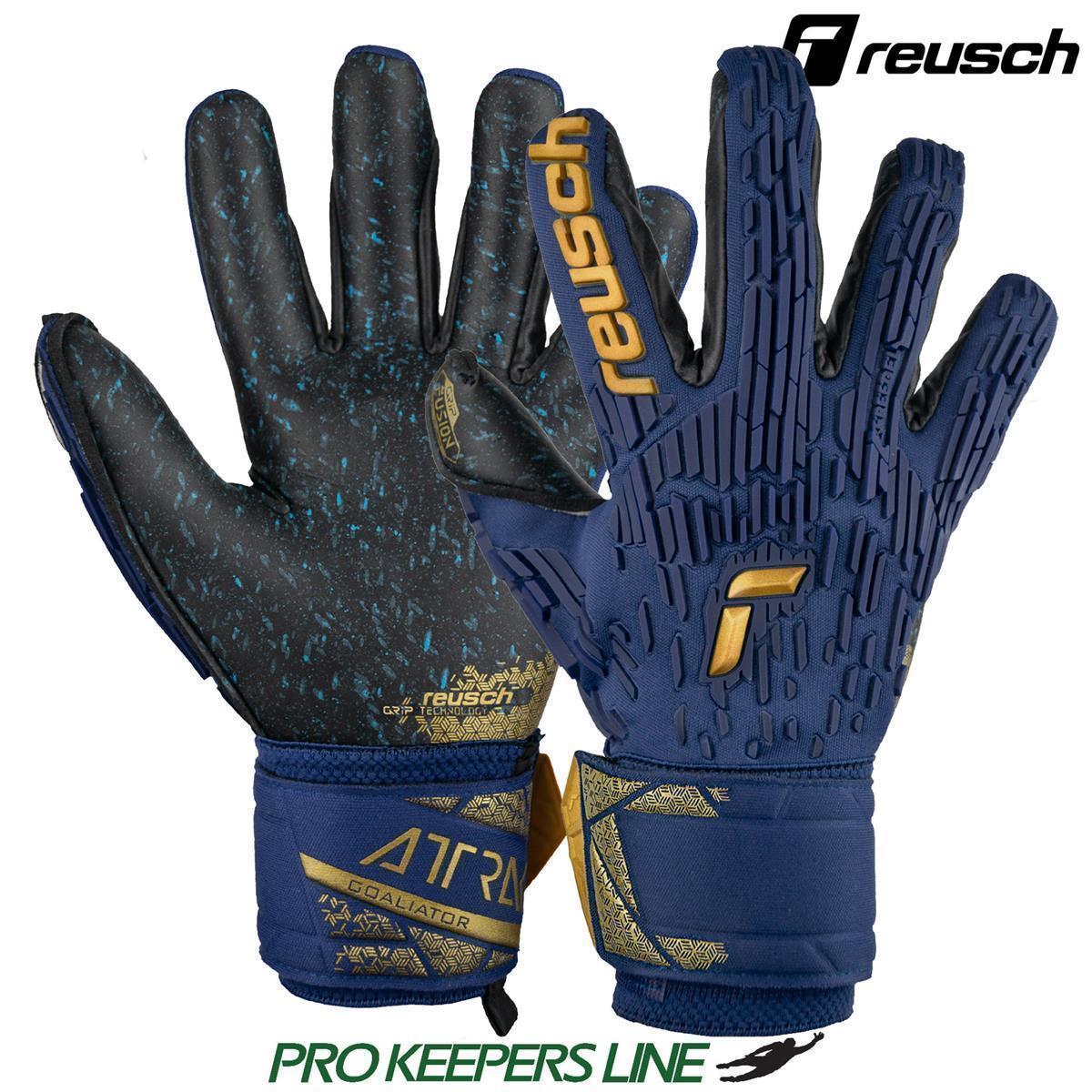 REUSCH ATTRAKT FREEGEL FUSION GOALIATOR PREMIUM BLUE/GOLD/BLACK | 10.5 | 5470995-4411-10.5-10.5