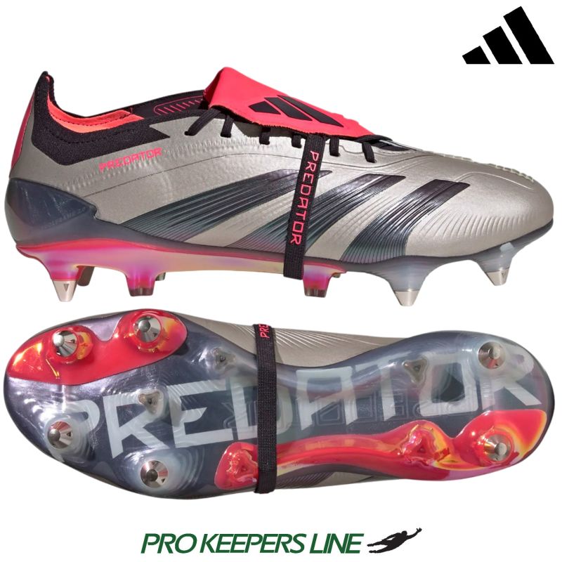 ADIDAS PREDATOR ELITE FT SG PLATIN METALLIC/AURORA BLACK/CARBON | UK 7. ...